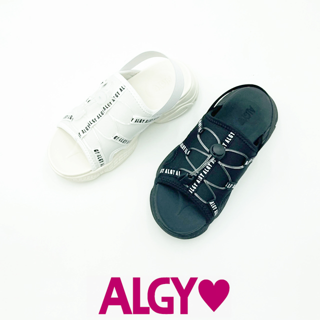 【30%OFFセール】【24春夏 新作】＜公式＞ALGY(アルジー）ジュニア クリアパールサンダル-AG4306 20cm-24cm